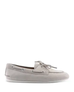 Sperry Slimboat Boat Shoes - Light Grey