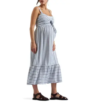 RIPE MATERNITY Lana Tie Front Dress
