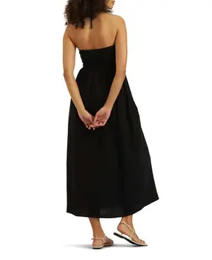 RIPE MATERNITY Evie Crochet Dress - Black