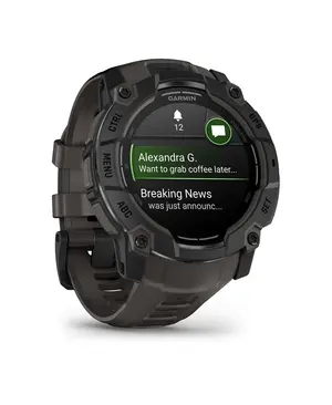 GARMIN Instinct 3 50mm Amoled Smartwatch - Black/charcoal
