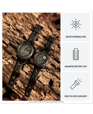 GARMIN Instinct 3 50mm Amoled Smartwatch - Black/charcoal
