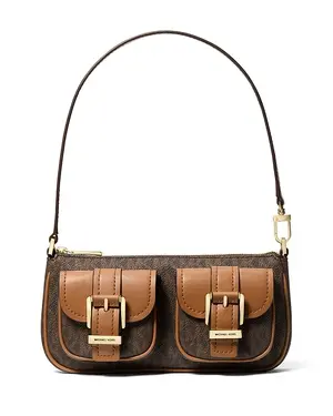 Michael Kors Zoe Small Convertible Pochette - Brown/acorn