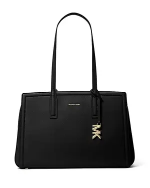 Structured Satchel with Zip Closure
