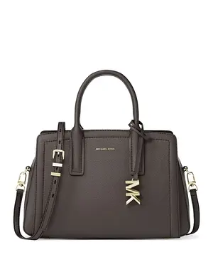 Michael Kors Laila Small Satchel - Black/gold