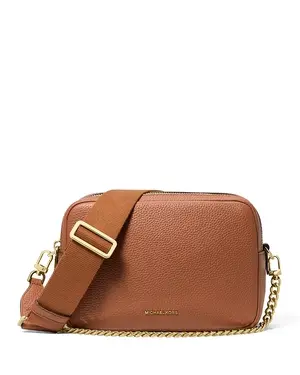 Color-Block Leather Crossbody Bags