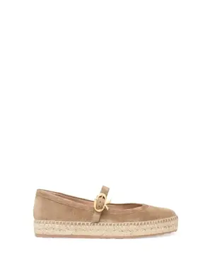 GIANVITO ROSSI Elda Sandals - Brown Suede