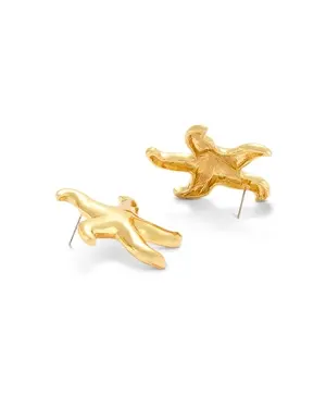 Aqua Star Drop Earrings