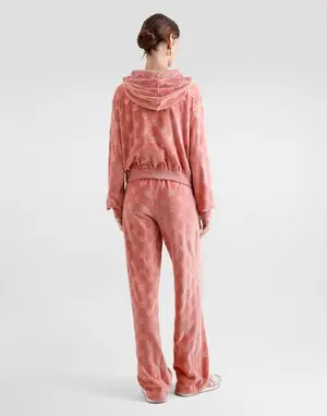 Dolce & Gabbana Chenille Jacquard Hoodie With Dg Logo