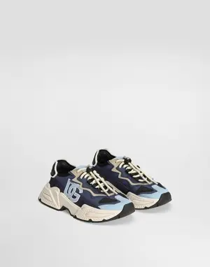 Dolce & Gabbana Daymaster Sneakers With Dg Logo - Blue
