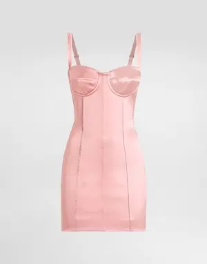 Dolce & Gabbana Short Corset Dress - Pink
