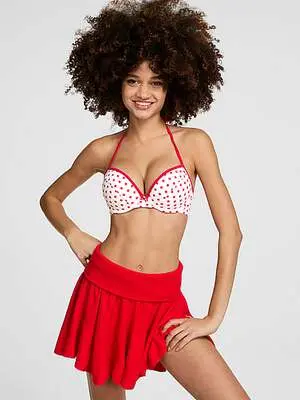 Pink By Frankies Bikinis Beckett Knit Mini Skirt