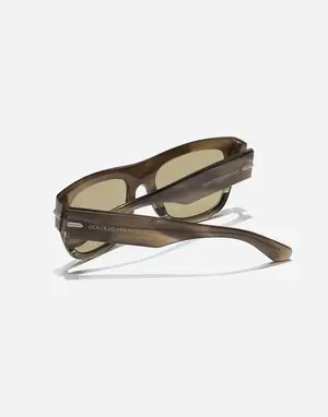 Dolce & Gabbana Dg Signature Sunglasses - Havana Green