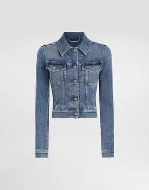 Dolce & Gabbana Cropped Denim Jacket