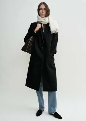 TOTEME Checked Light Wool Scarf Ecru/black - Ecru,black