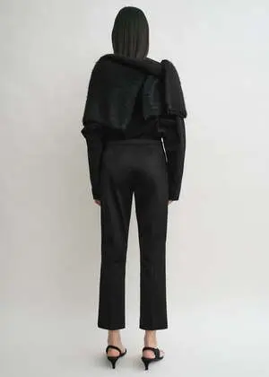 TOTEME Cropped Straight Trousers