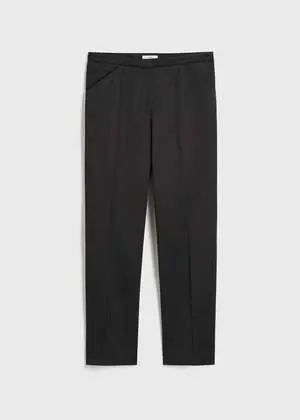 TOTEME Cropped Straight Trousers