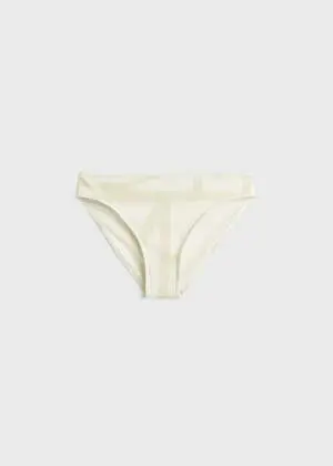 TOTEME Monogram Bikini Bottoms - Creme