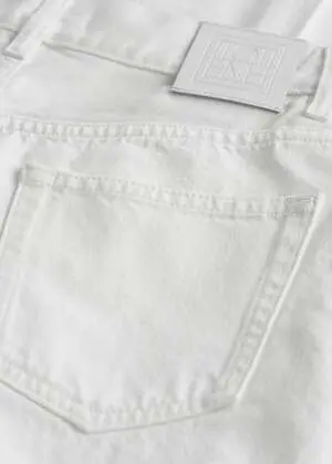 TOTEME High-rise Wide Leg - White
