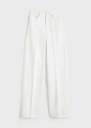 TOTEME High-rise Wide Leg - White