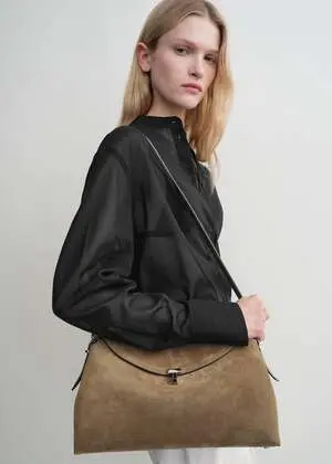 TOTEME T-lock Top Handle Bag - Brown