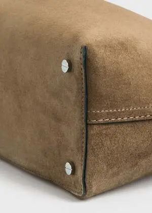 TOTEME T-lock Top Handle Bag - Brown