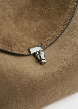 TOTEME T-lock Top Handle Bag - Brown