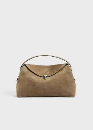 TOTEME T-lock Top Handle Bag - Brown