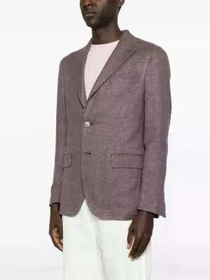 Eleventy Checked Blazer