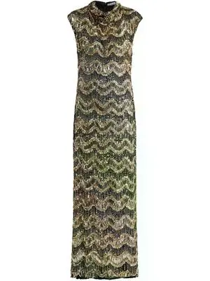 ILTA All-over Embroidered Maxi Dress