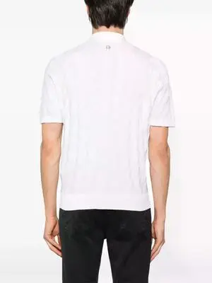 Stefano Ricci Jacquard Polo Shirt