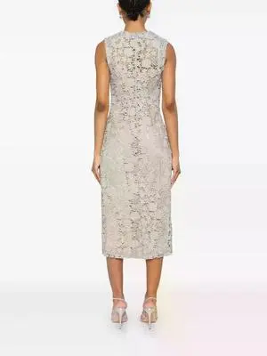 P.a.r.o.s.h Peonia Midi Dress - Grey