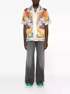 Casablanca Graphic-print Shirt - Grey