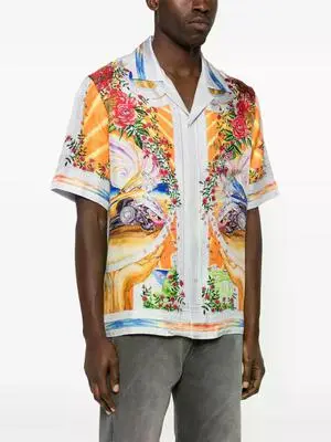 Casablanca Graphic-print Shirt - Grey