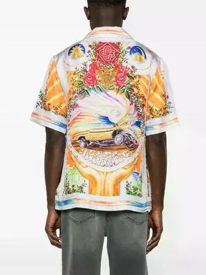 Casablanca Graphic-print Shirt - Grey