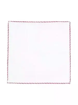 Eleventy Linen Handkerchief - White