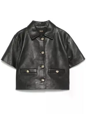 Maje Leather Outerwear
