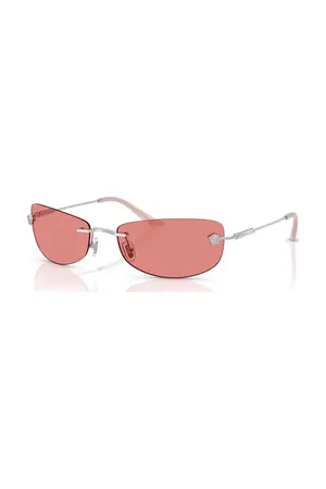 Versace Rectangle Sunglasses Pink