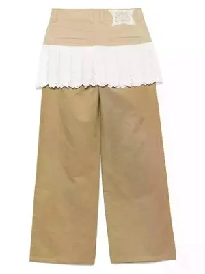 Andersson Bell Lace-pleats Trousers