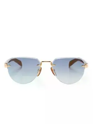 DB EYEWEAR BY DAVID BECKHAM Pantos Frame Sunglasses - Black