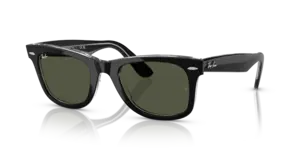 Ray-ban Wayfarer Sunglasses - Noir Sur Transparent