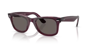 Ray-ban Ray-Ban Wayfarer Sunglasses Violeta Sobre Rosa Traslúcido