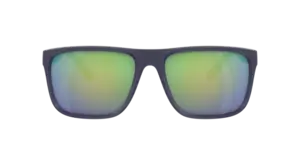 SCUDERIA FERRARI Square Frame Sunglasses - Blue Matte