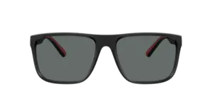 SCUDERIA FERRARI Square Frame Sunglasses - Matte Black