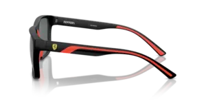 SCUDERIA FERRARI Square Frame Sunglasses - Matte Black