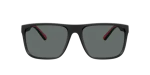 SCUDERIA FERRARI Square Frame Sunglasses - Matte Black