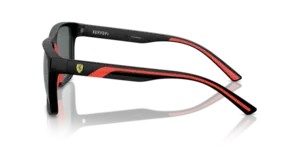 SCUDERIA FERRARI Square Frame Sunglasses - Matte Black