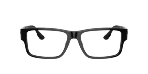 Versace Rectangle Eyeglasses - Black