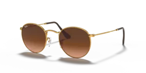 Ray-ban Round Frame Sunglasses - Light Bronze