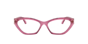 Versace Optical Glasses - Transparent Light Pink