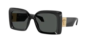 Versace Irregular Sunglasses - Black